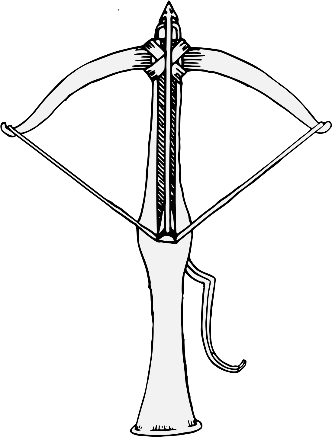 Crossbow - Drawing Clipart - Full Size Clipart (#913032) - PinClipart