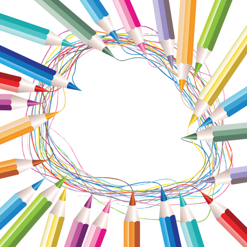 Clipart Border School Supply - Frame School Png Transparent Png - Full ...