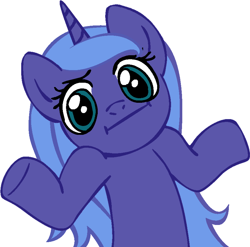 Pinkie Pie Princess Luna Rainbow Dash Rarity Twilight - Mlp Confused ...