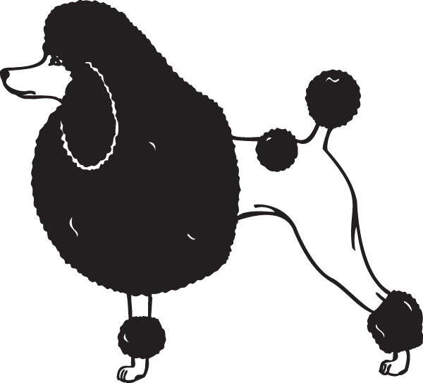 Cartoon Poodle Clipart - Full Size Clipart (#920725) - PinClipart
