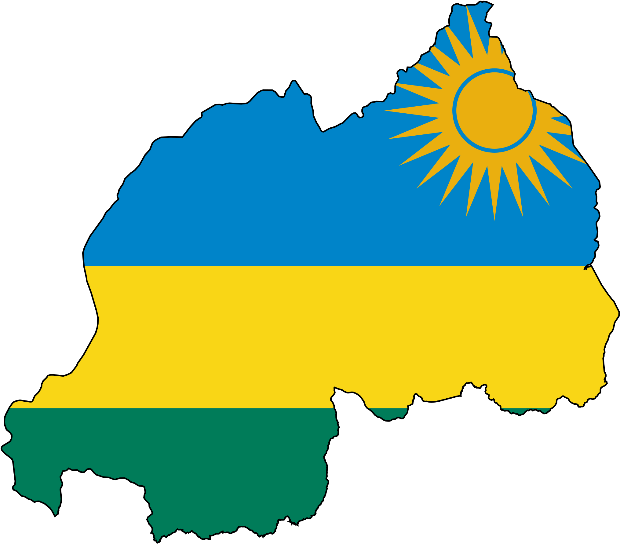 Rwanda Flag Map Rwanda Flag, Africa Mission Trip, Peace - Rwanda Flag ...