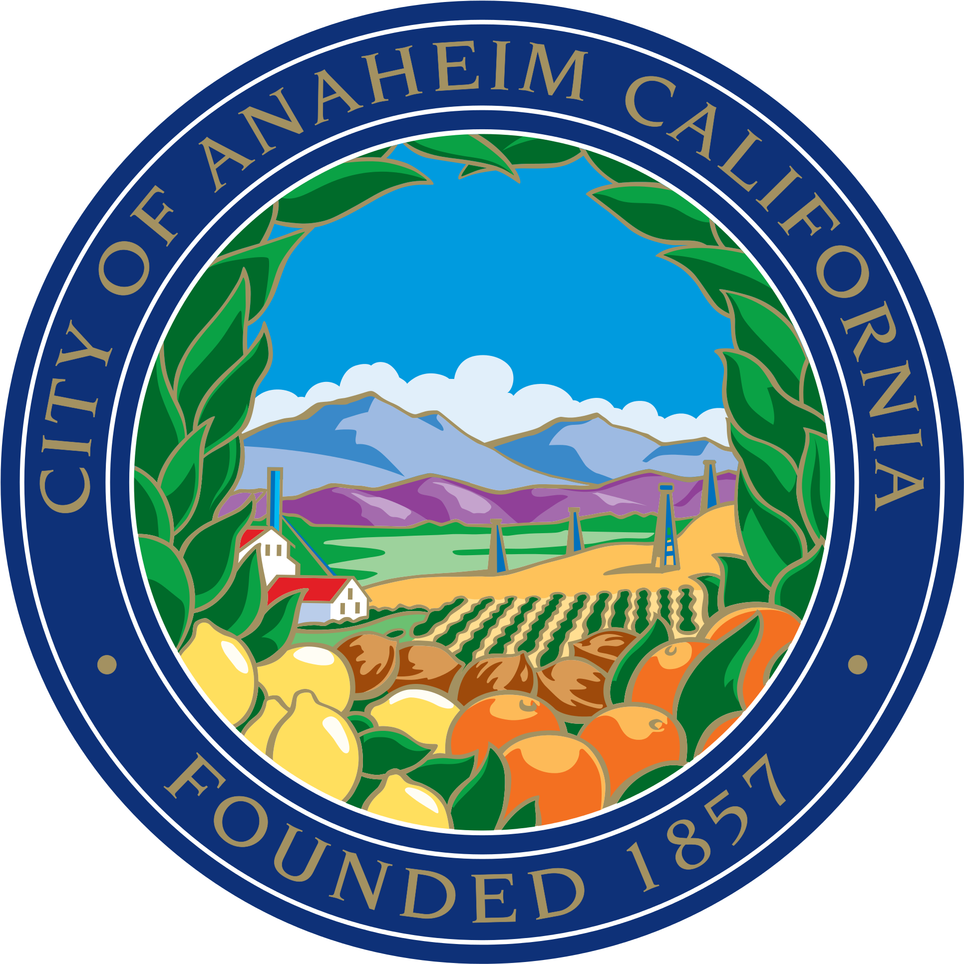 City Of Anaheim - City Of Anaheim Logo Clipart - Full Size Clipart ...