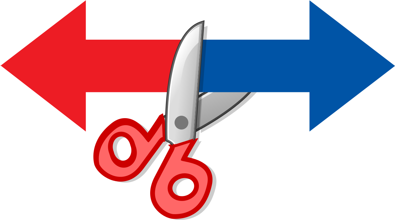 File - Split-scissors - Svg - Split Icon Clipart - Full Size Clipart ...