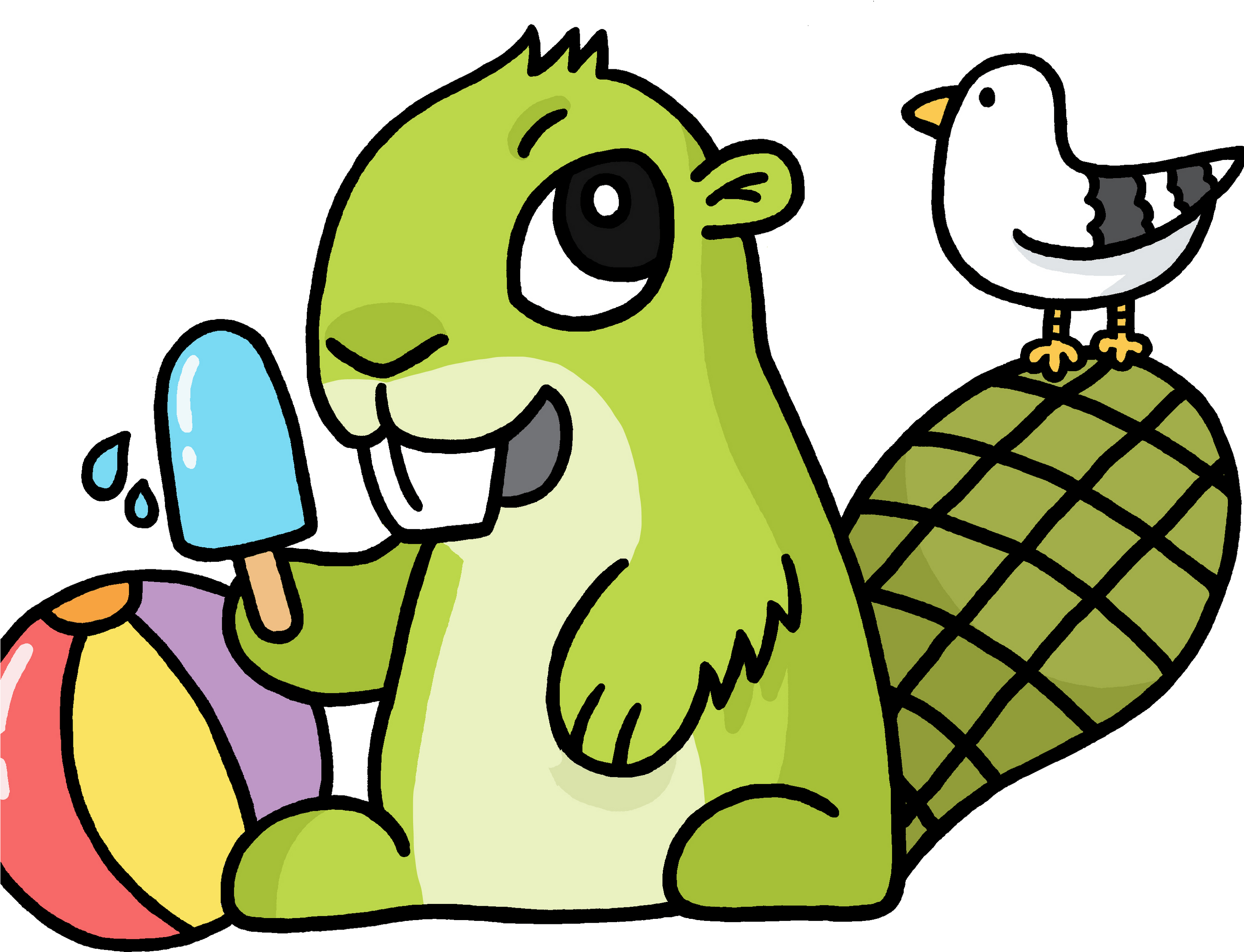 Beach Adsy - Adsy Beaver Clipart - Png Download - Full Size Clipart ...