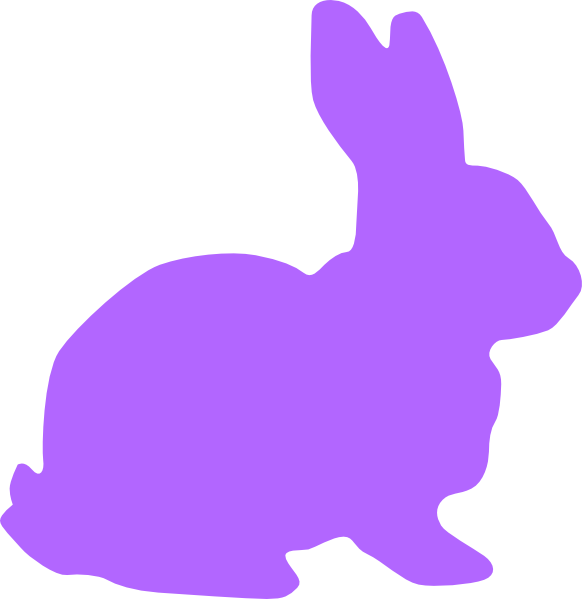 Purple Rabbit Clip Art - Purple Bunny Clip Art - Png Download - Full ...