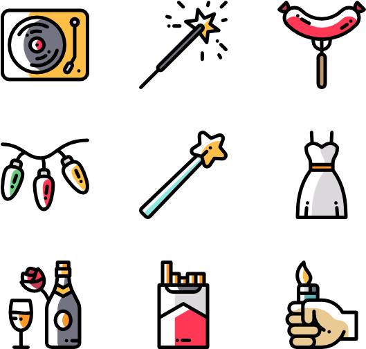 Night Party - Icon Clipart - Full Size Clipart (#935304) - PinClipart