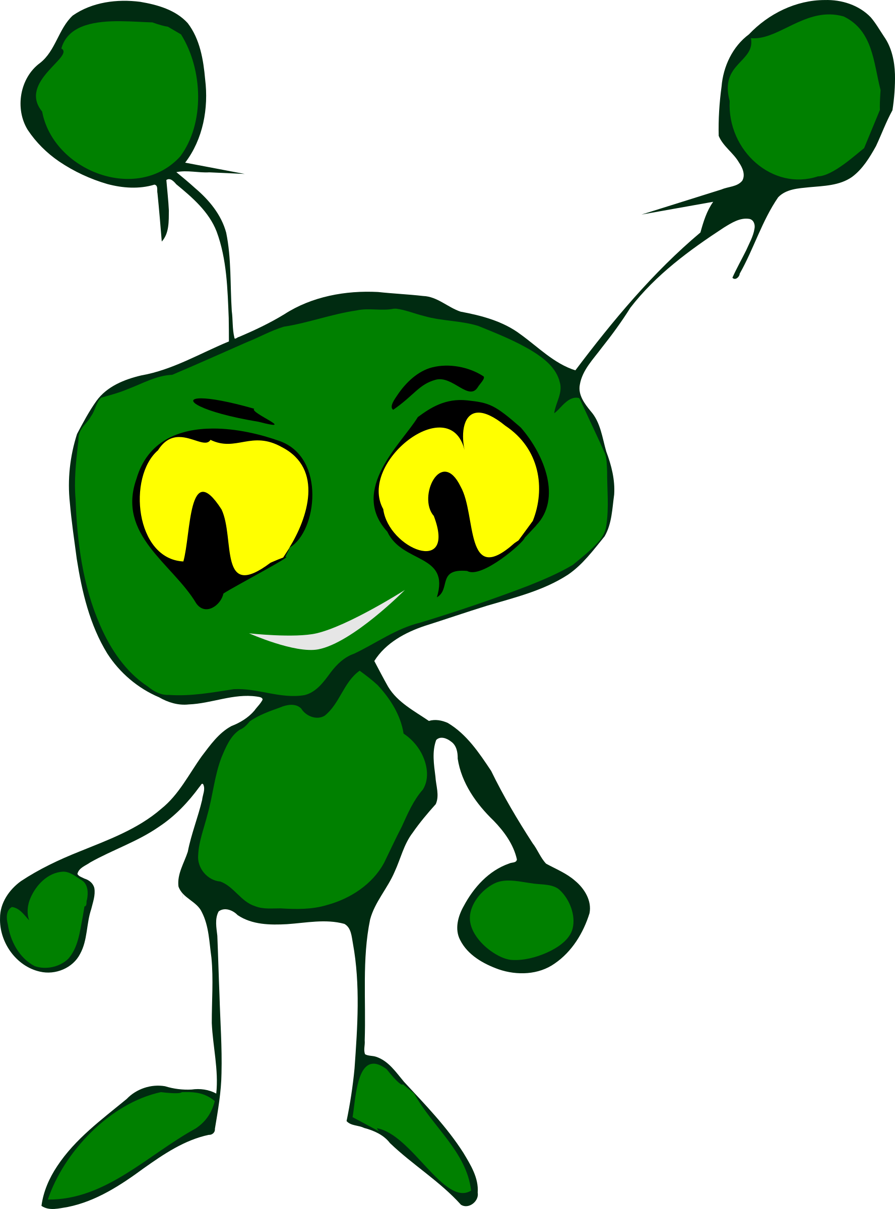 Creature Clipart Little Monster - Little Green Creatures - Png Download ...