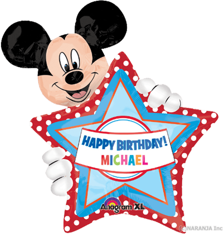 Mickey Mouse Birthday Michael Clipart - Full Size Clipart (#941067 ...