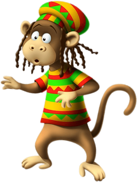 Zigby Character Monkey - Character Clipart - Full Size Clipart (#944278 ...