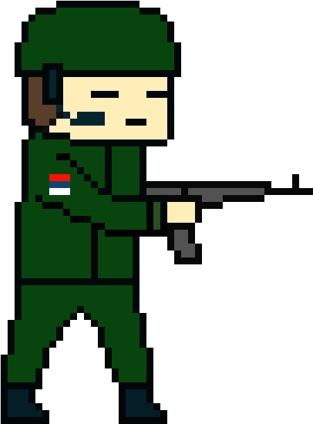 Pixel Soldiers - Pixel Soldier Clipart - Full Size Clipart (#946424 ...