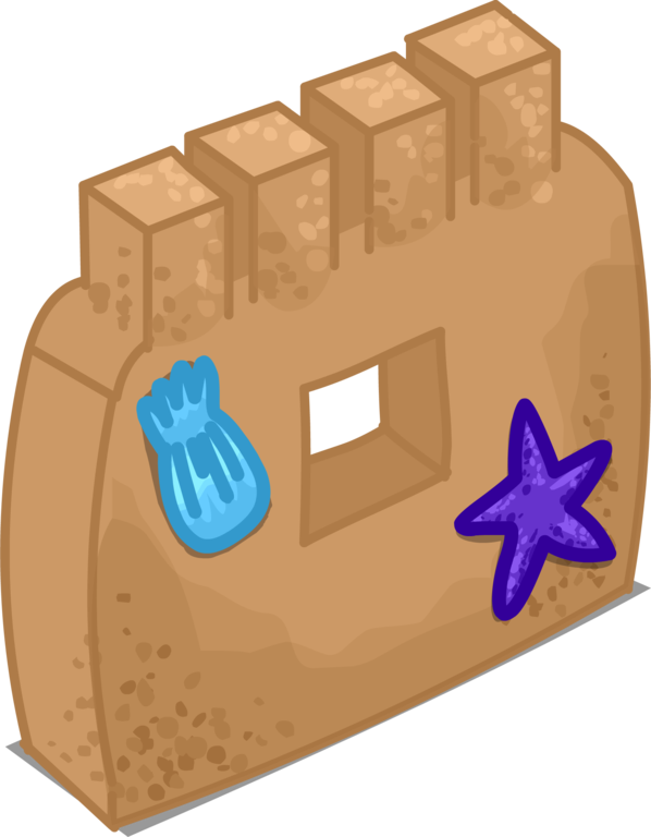 Sand Castle Wall Sprite 005 Clipart - Full Size Clipart (#947453 ...