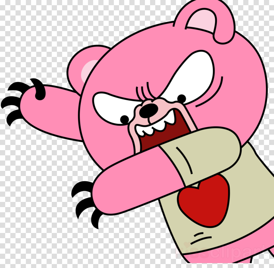 Download Pink Bear Tawog Clipart Anais Watterson Gumball - Cartoon ...