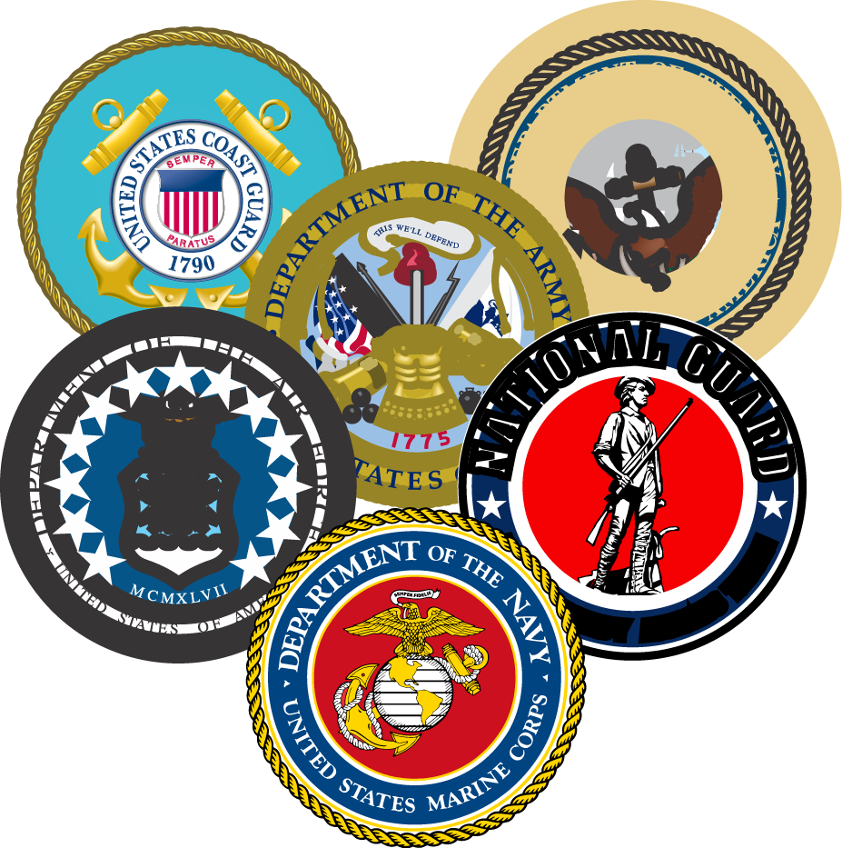 Military Seals Grouped - United States Marine Corps Mousepad Clipart ...