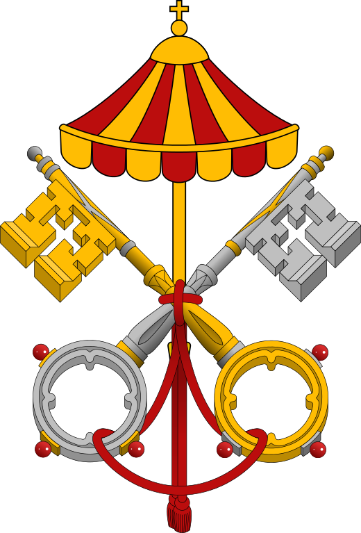 Sede Vacante - Crossed Keys Catholic Symbol Clipart - Full Size Clipart ...