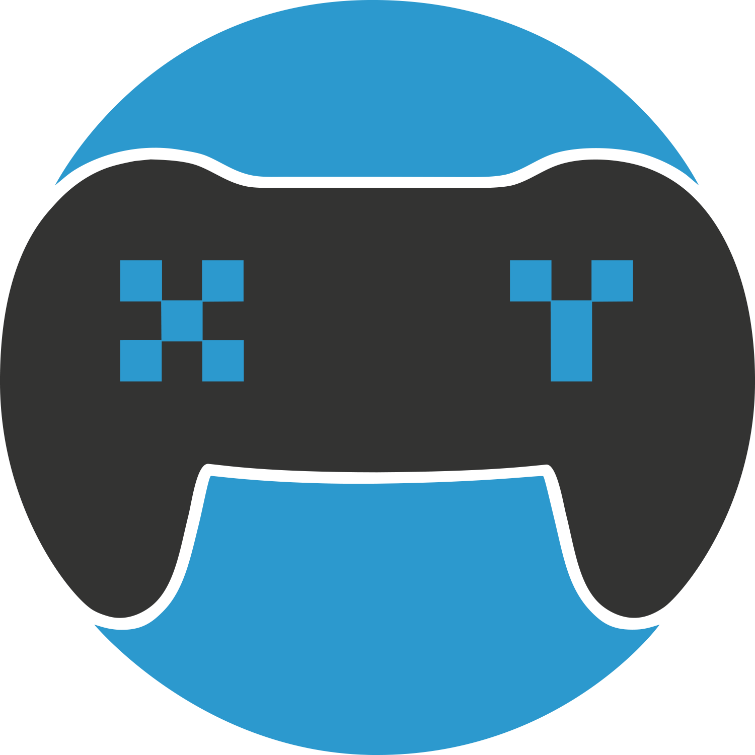 Logo - Light Blue Gaming Logo Clipart - Full Size Clipart (#976139 ...