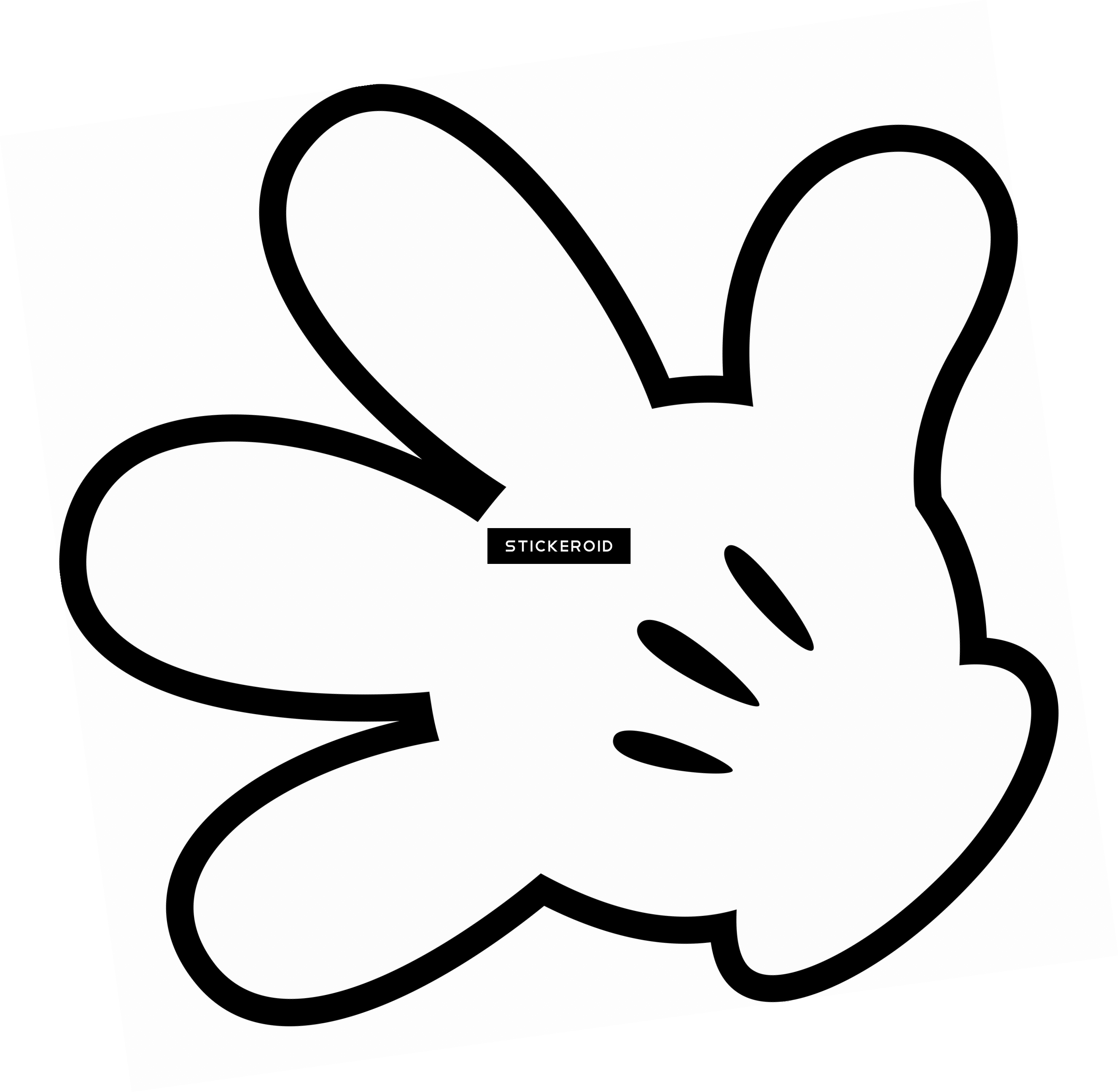 Open Mickey's Hand - Mickey Mouse Clipart - Full Size Clipart (#976992 ...