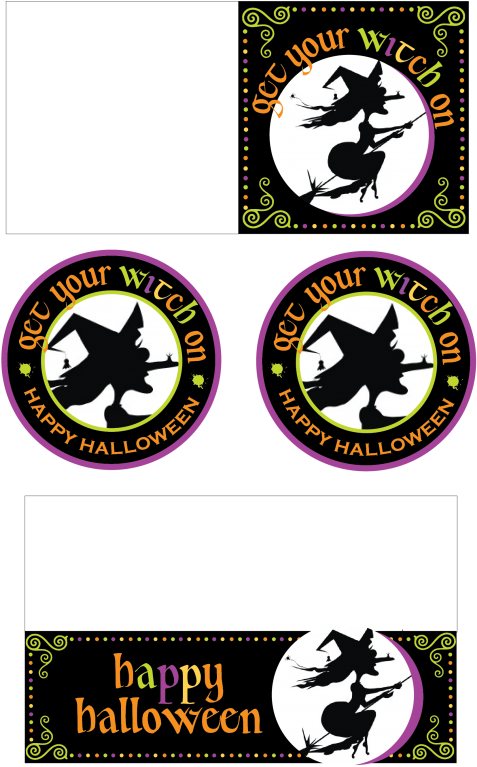 Witch Printables - Halloween Clipart - Full Size Clipart (#982393 ...