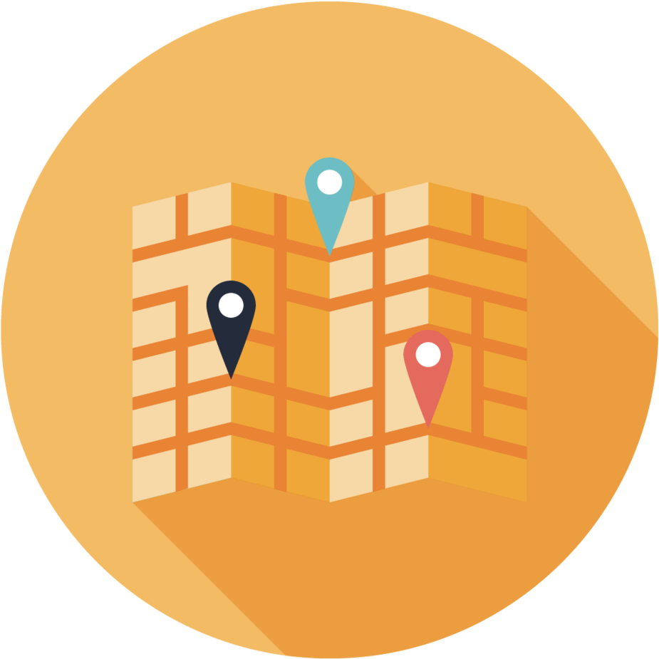 Map - Icon Clipart - Full Size Clipart (#985506) - PinClipart