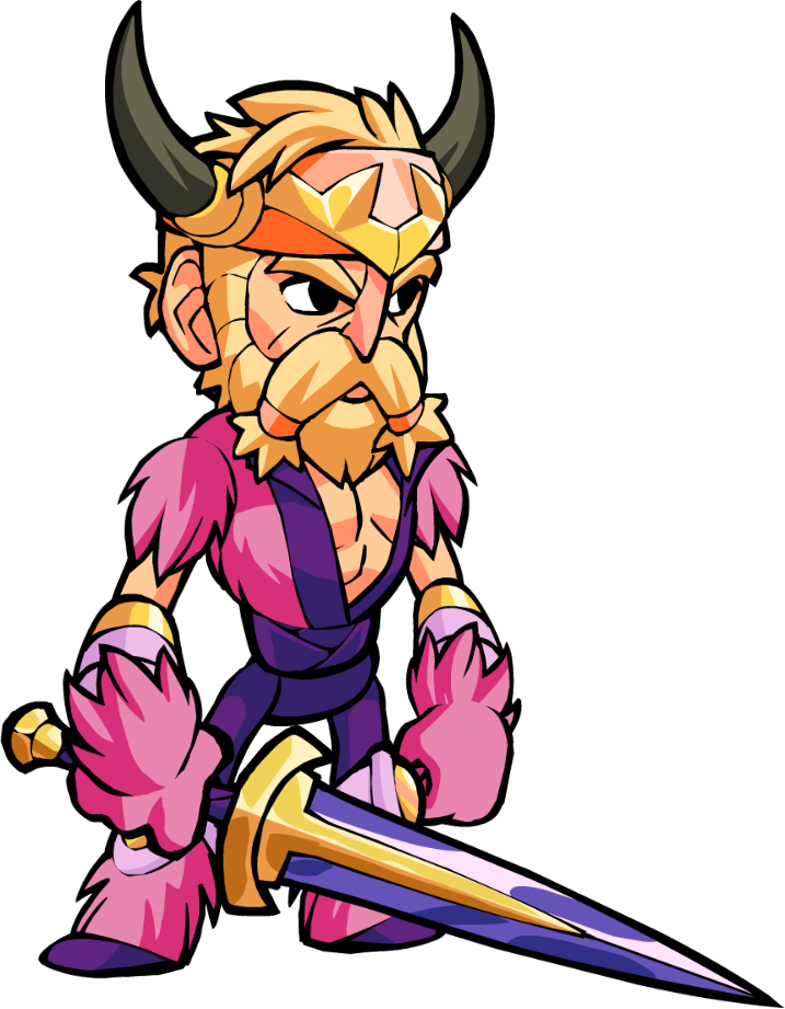 Bödvar Base Sunset - De Personajes De Brawlhalla Clipart - Full Size ...