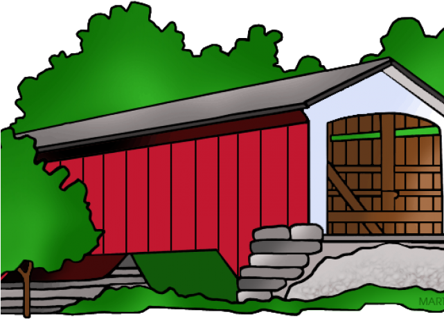 Covered Clipart Covered Bridge - Art - Png Download - Full Size Clipart ...