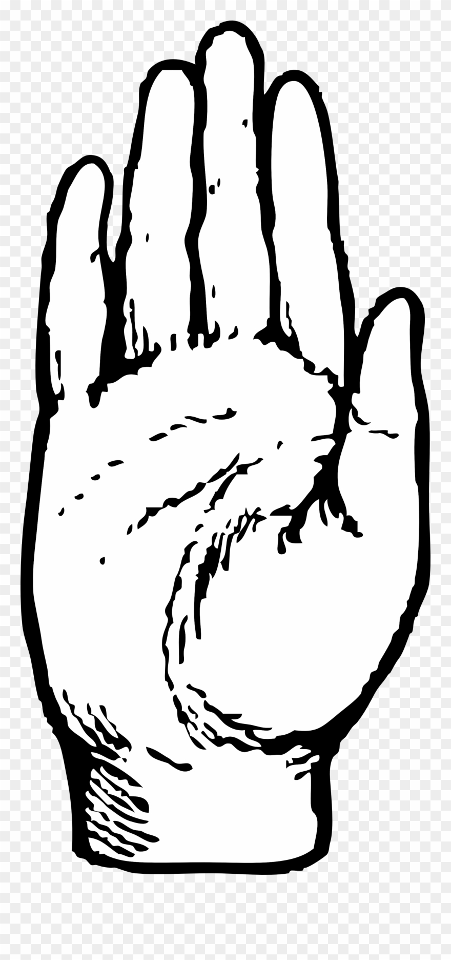Download Hand Clipart Black And White Many Interesting Cliparts - Boi ...