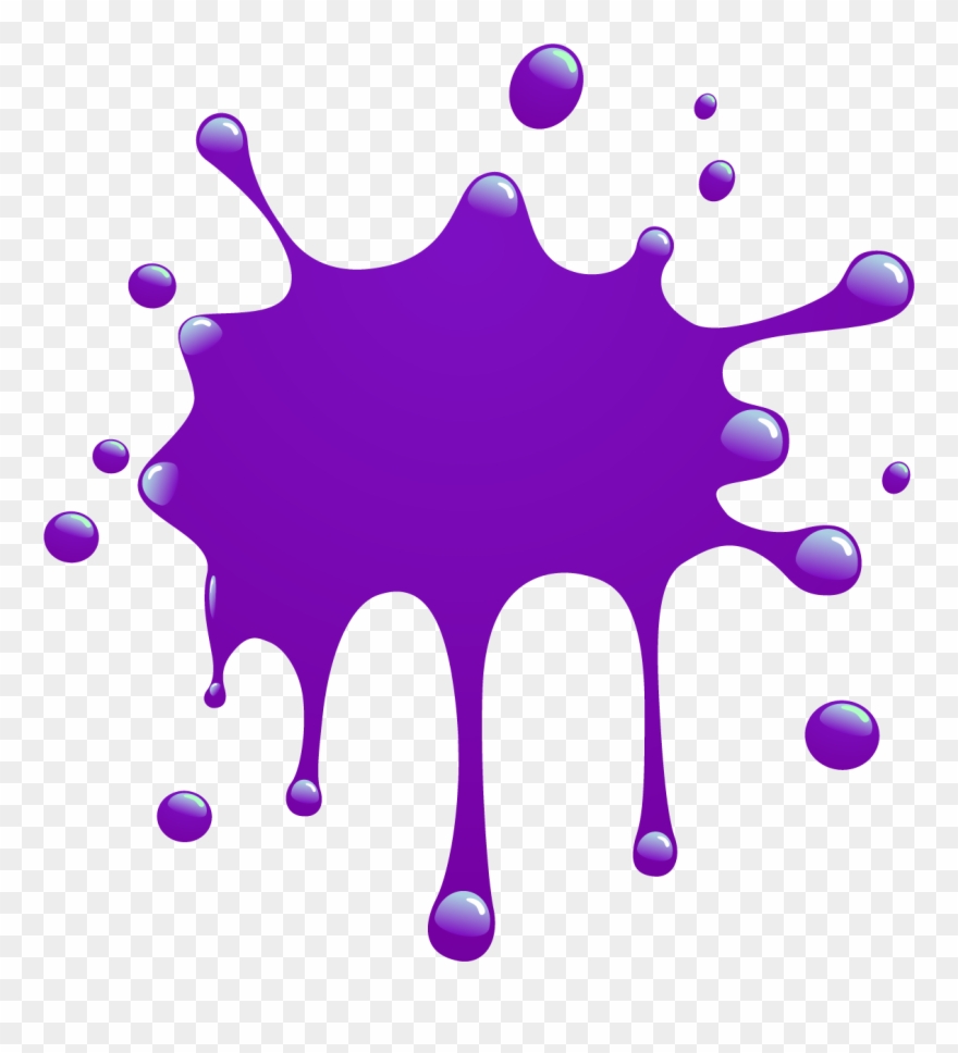 Pink - Paint Splatter Cartoon Clipart (#5163) - PinClipart