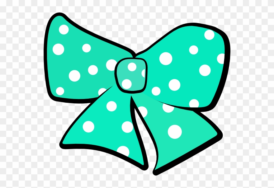 Tie Clipart Spotty - Green Hair Bow Clip Art - Png Download (#5523 ...