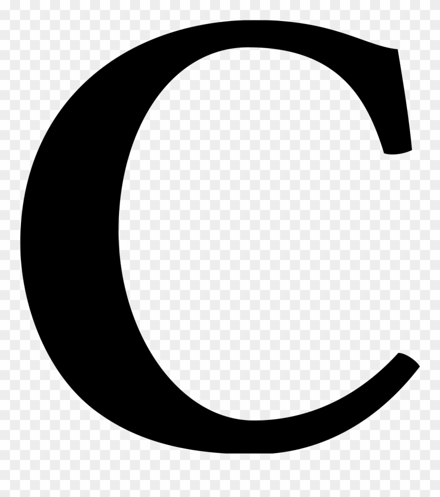 Open - C Font Clipart (#6692) - PinClipart