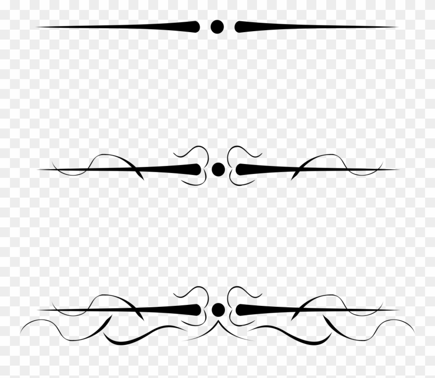 3 Underline Flourishes - Under Line Clipart (#7004) - PinClipart