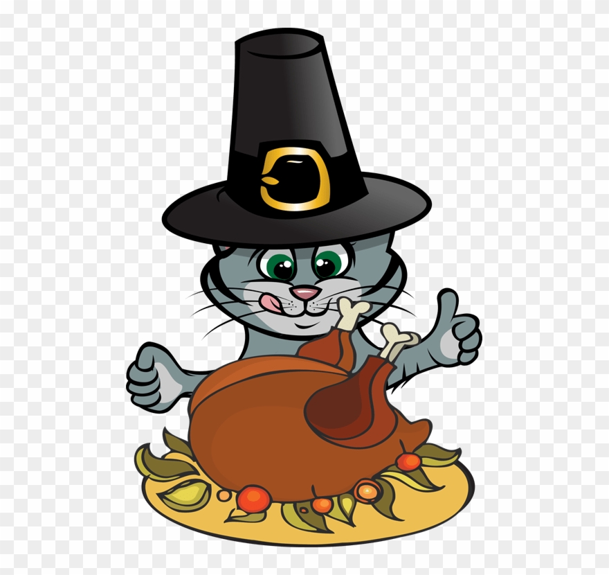 Thanksgiving Cat Clip Art - Png Download (#8552) - PinClipart
