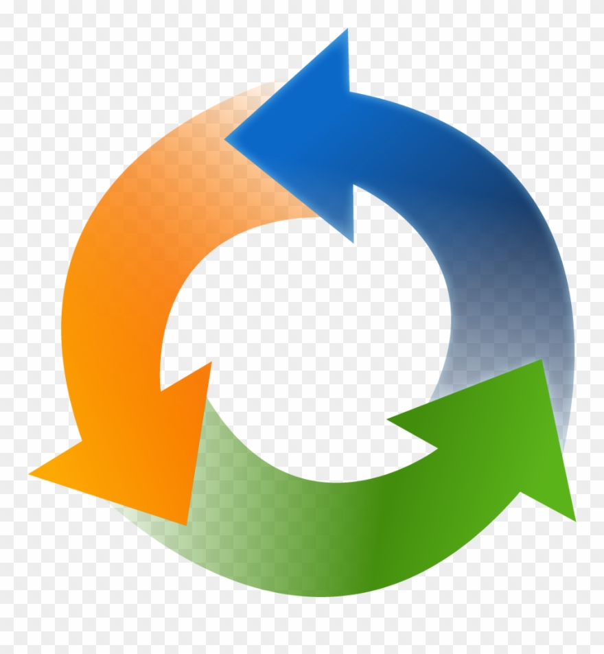 Download End Clipart Logo - Cycle Arrows Transparent Background - Png ...