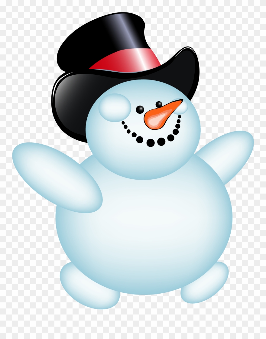 Openclipart - Snowman With No Background - Png Download (#19977 ...
