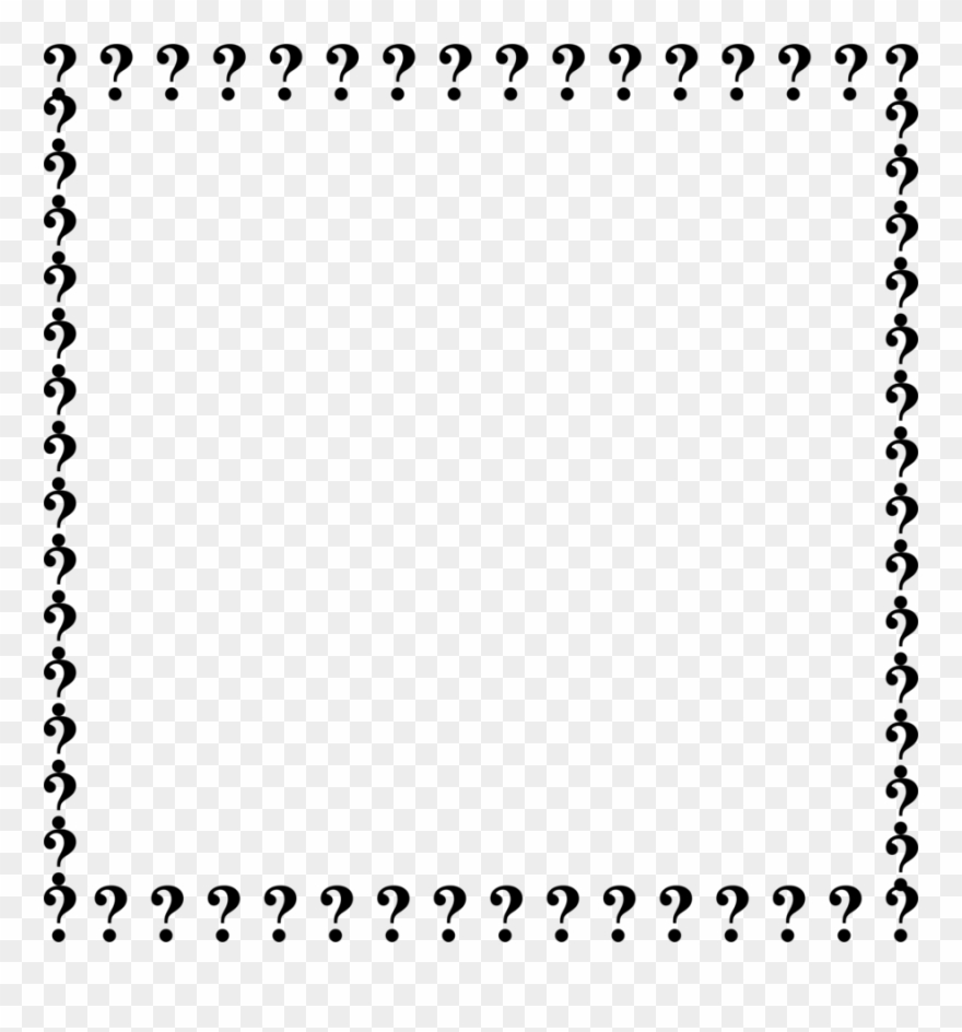 Download Download Question Mark Border Clipart Question Mark - Question ...