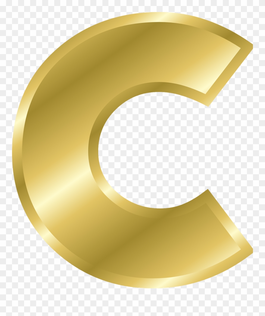 Download Alphabet Letters In Gold Clipart (#101648) - PinClipart