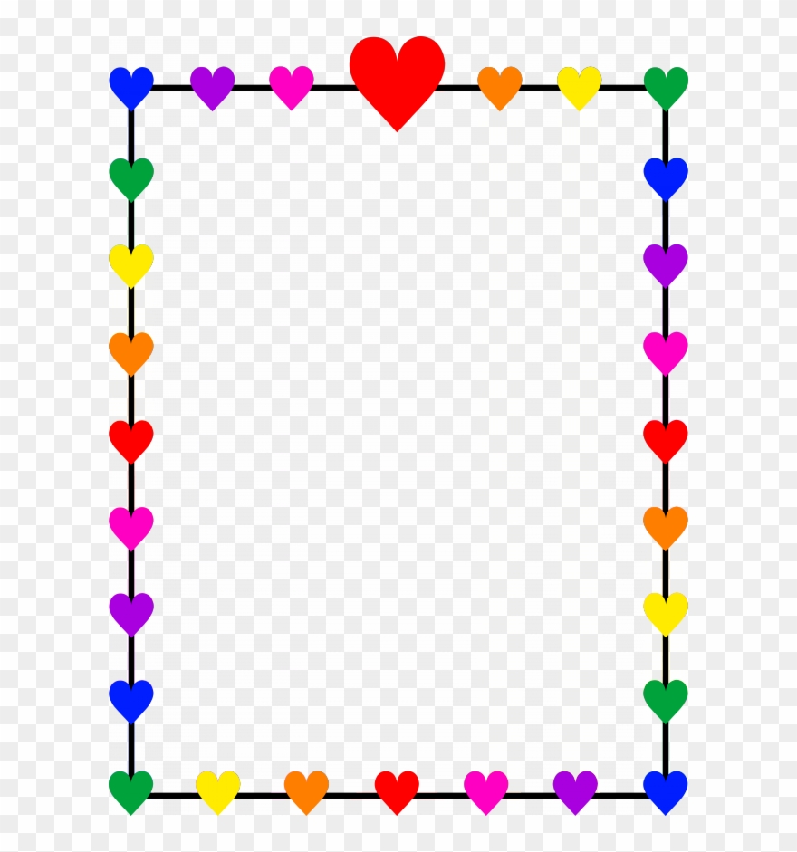 Download Download Heart Border Clipart Borders And Frames Right ...