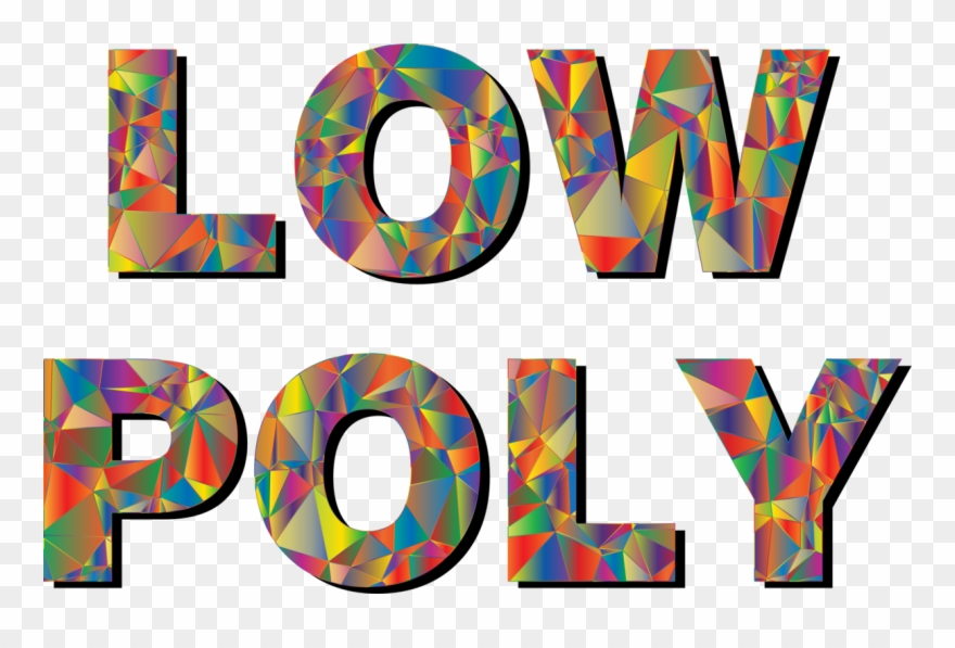 Low Poly Typography Typeface Line - Clip Art - Png Download (#103321 ...