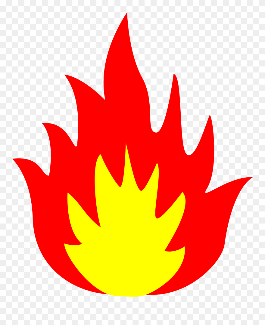 Download Fire1 Fire Clip Art - Fire Triangle Png Transparent Png ...