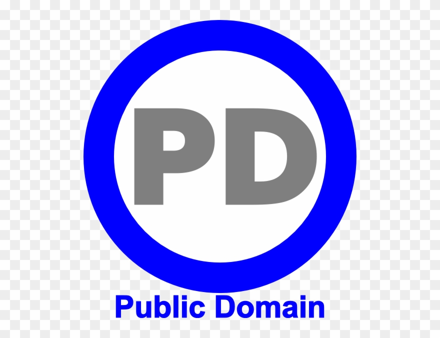Free Vector Public Domain Icon Blue Clip Art - Public Domain - Png ...