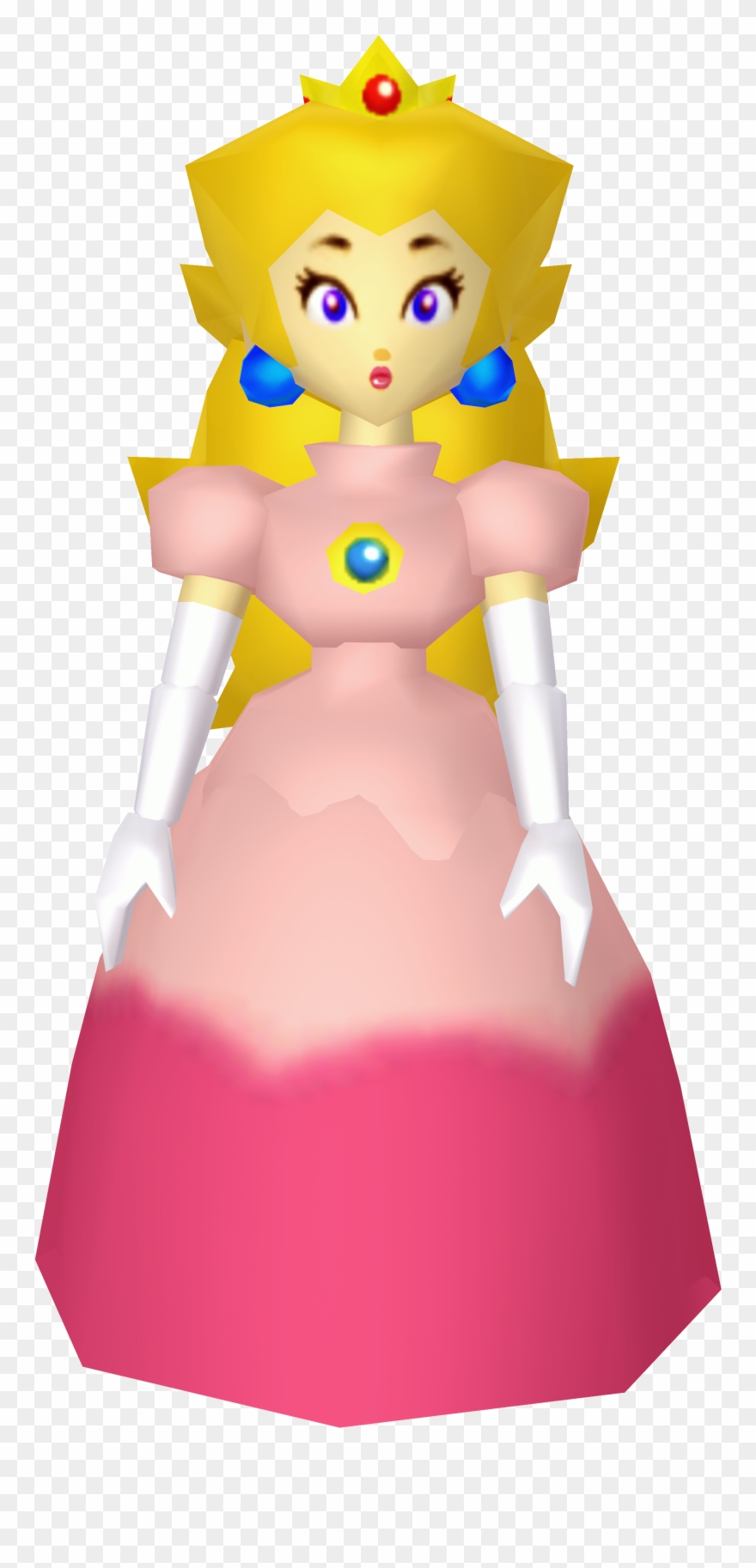 Image N Sm Peach Render K By - Sm64 Peach Clipart (#1001297) - PinClipart