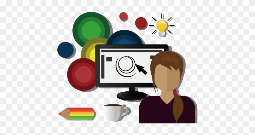 Flat Design Computer Clip Art - Png Download (#1002350) - PinClipart