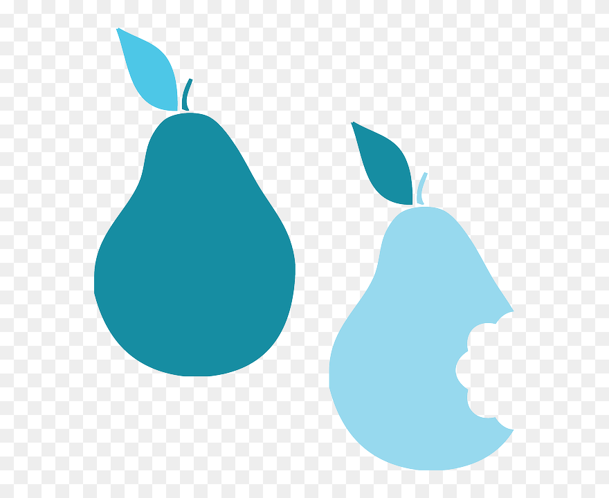 Download Bitten Pear Clipart - Png Download (#1003855) - PinClipart