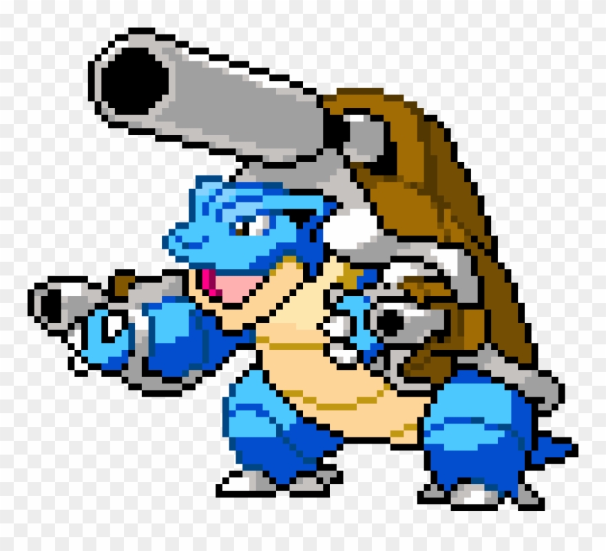 Image Free Download Art Maker - Mega Blastoise Pixel Art Clipart (#1011771) - PinClipart