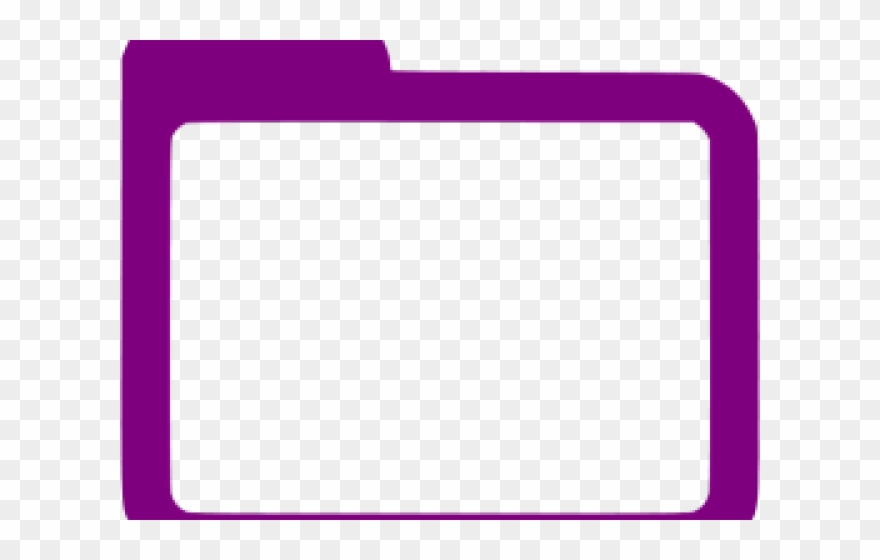 Folder Clipart Purple Folder - Clip Art - Png Download (#1021100 ...