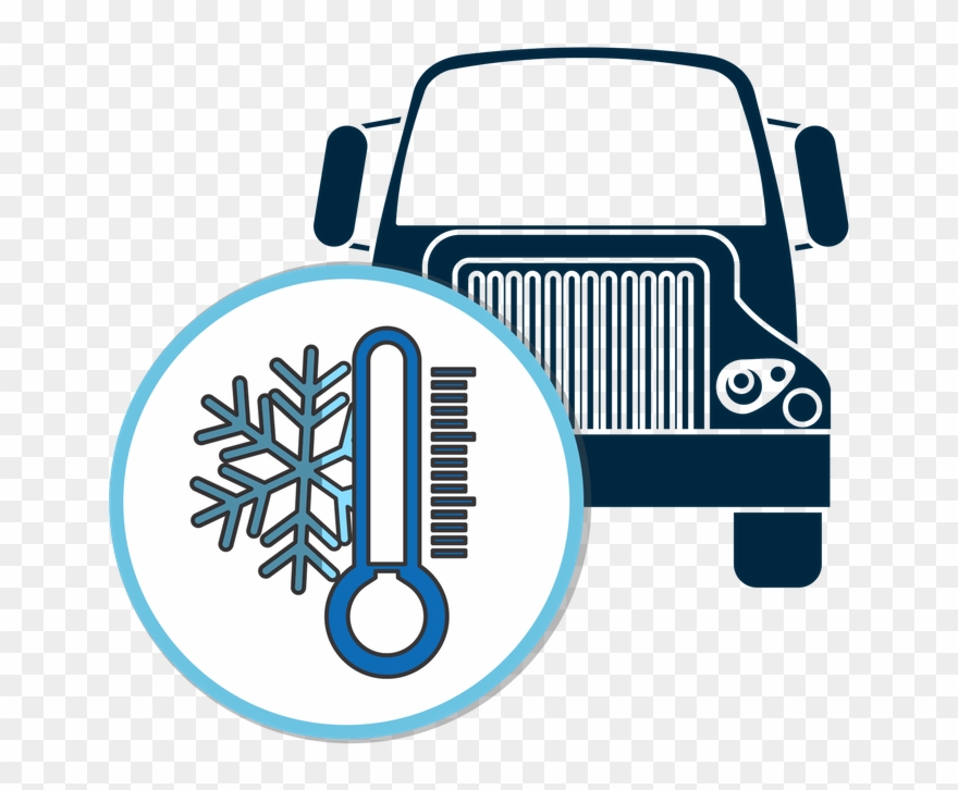 Download Transport Truck And Cold Weather Icons - Illustration Clipart ...