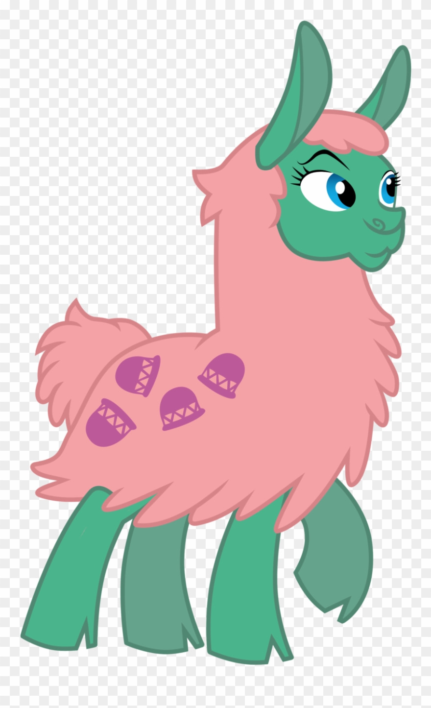 Uploaded - Mlp Llama Base Clipart (#1022607) - PinClipart