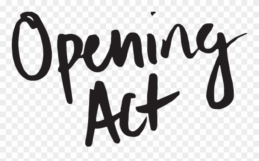 Arts In The Workplace - Opening Act Logo Clipart (#1025859) - PinClipart