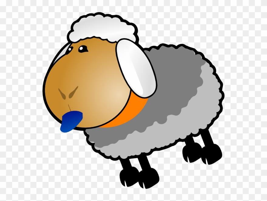 Sheep Rotate 6 Clip Art At Clker - Sheep Clip Art - Png Download ...