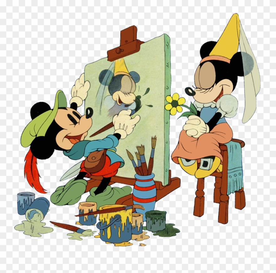 Princess Minnie Poses For Brave Little Mickey - Brave Little Tailor ...