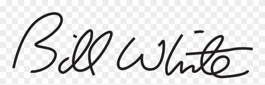 Bill White Signature - Calligraphy Clipart (#1059014) - PinClipart