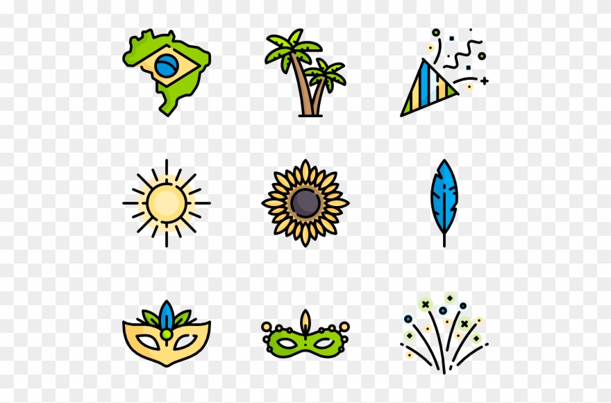 Brazilian Carnival - Easy To Draw Brazil Carnival Clipart (#1065695 ...